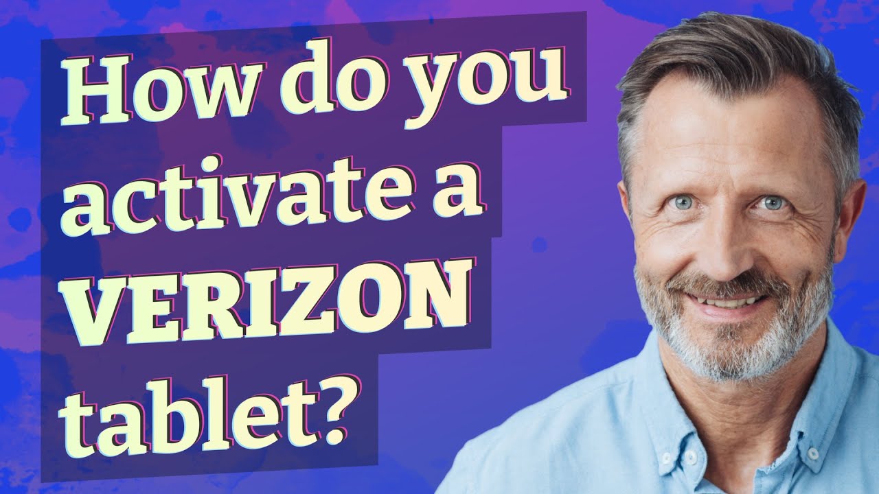 How do you activate a Verizon tablet? - YouTube