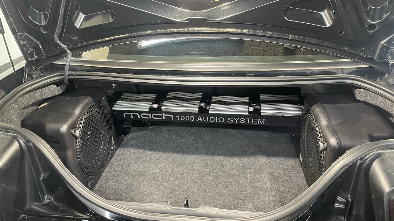 99-04 mustang Mach 1000 amp wiring - YouTube