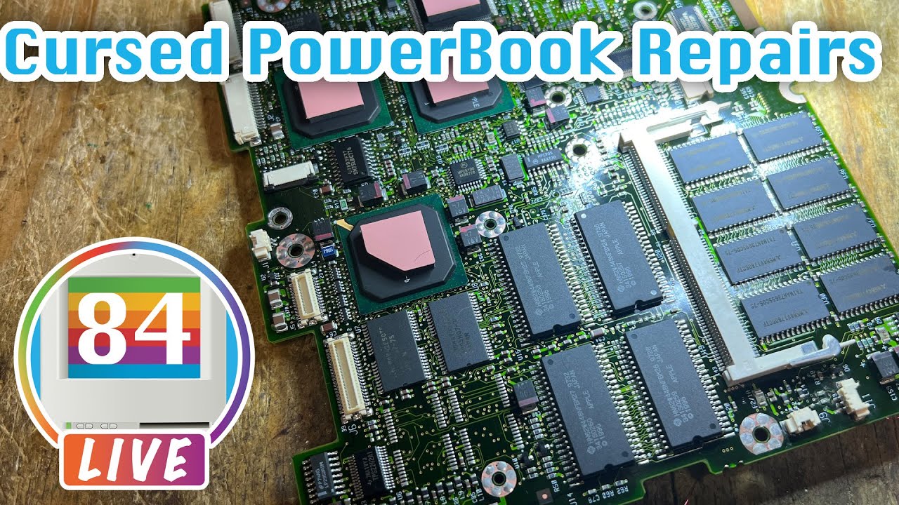 Mac84 LIVE: Cursed PowerBook Repairs - YouTube