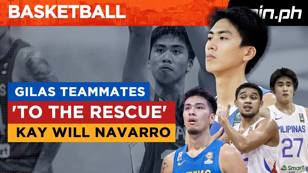 Gilas teammates come to the defense of Will Navarro | Spin.ph - YouTube