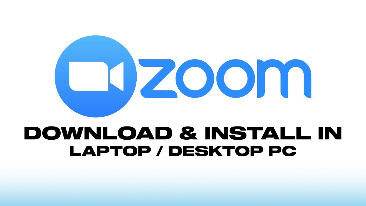 How To Download Zoom App On Laptop Or Desktop PC - YouTube