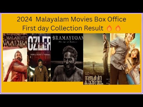 2024 Malayalam Movies Box Office First day Collection Result# ...