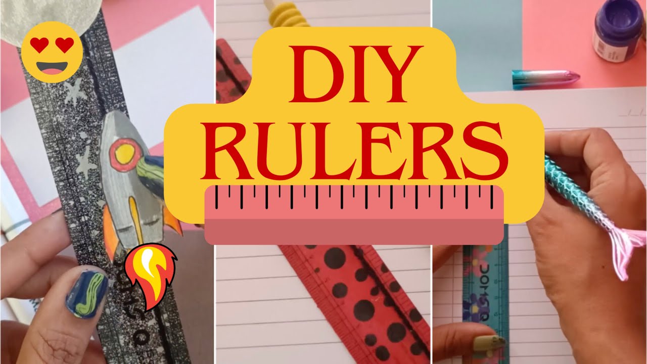 3 Inventive Ruler Ideas | Creative DIY Crafts at home #diy #crafts # ...