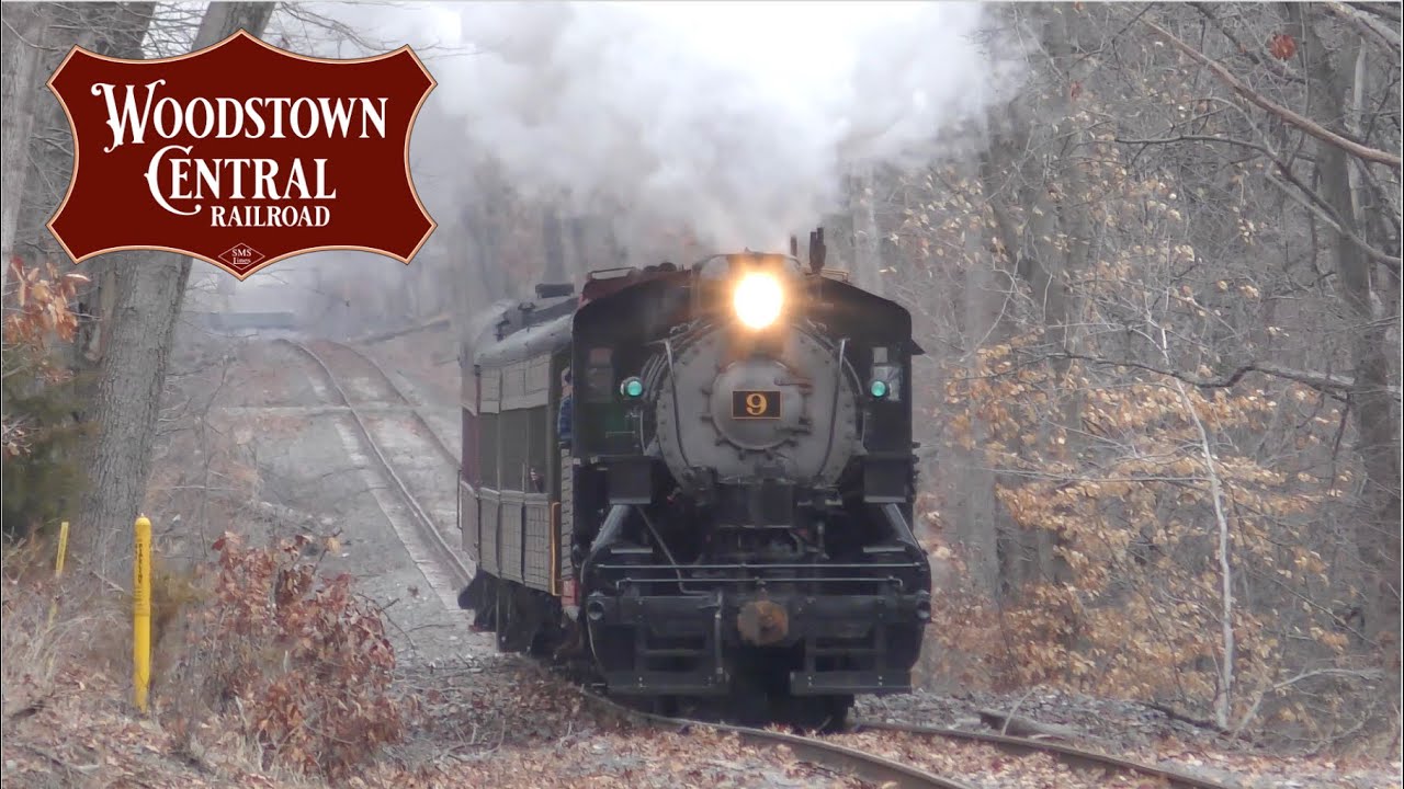 Woodstown Central Railroad #9 | Former US Army Steam Locomotive - YouTube