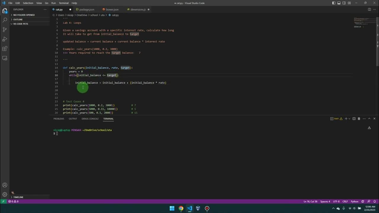 CS112 Lab 4 (Loopy Loops) - YouTube