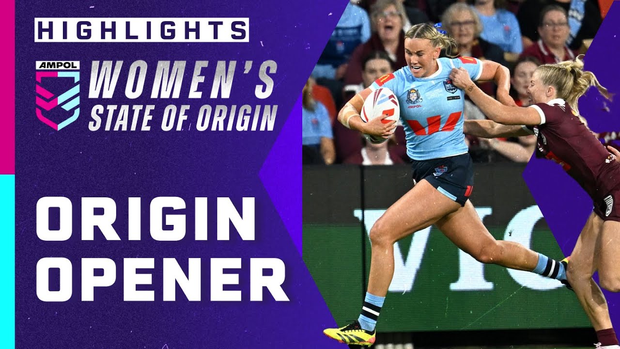 2024 Women’s State of Origin Highlights: QLD v NSW - Game I | NRL on ...