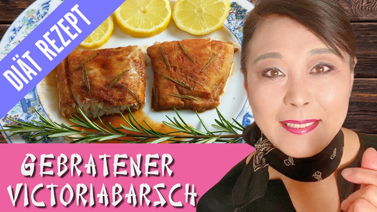 NEU! Diät Rezept: Gebratener Victoriabarsch, fried victoria perch - YouTube