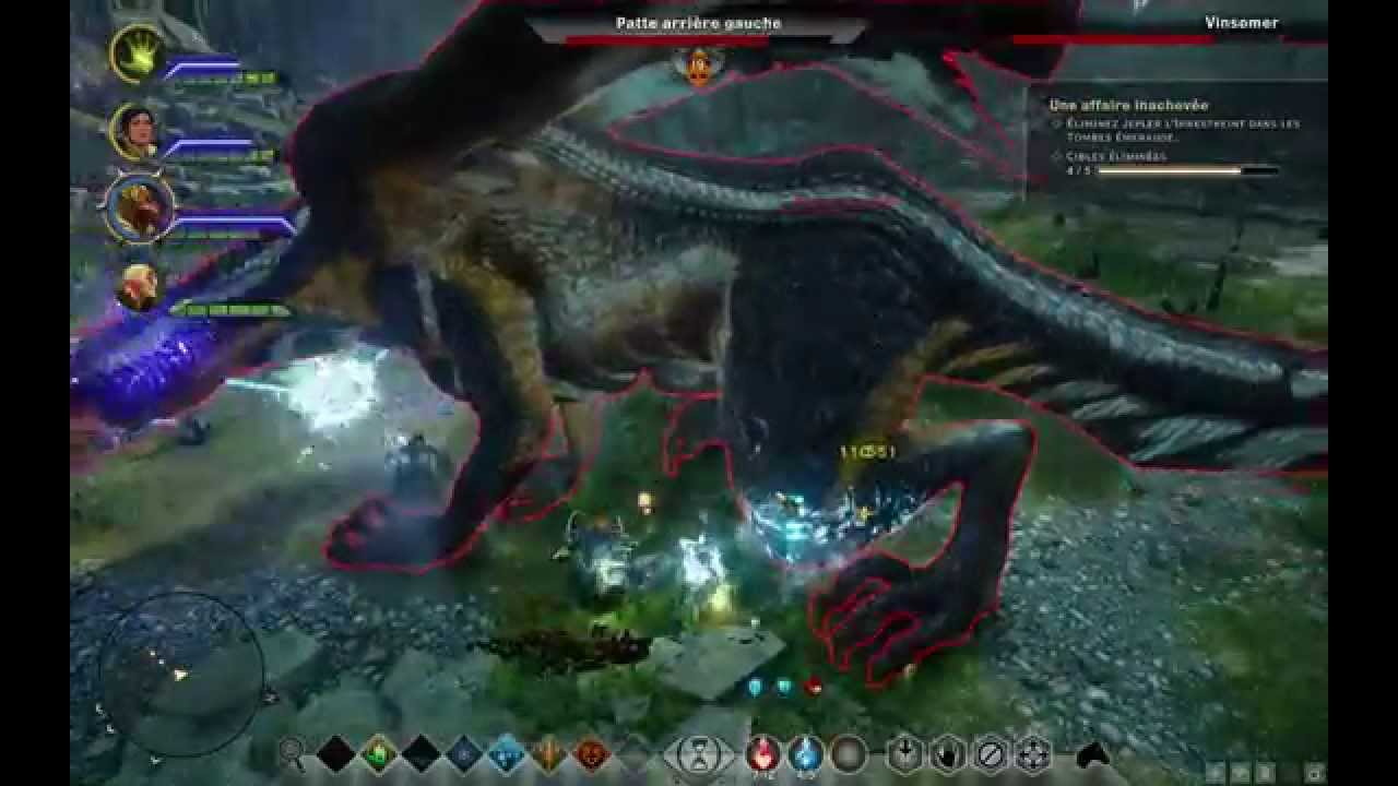 Dragon age inquisition : dragon sire vinsomer - YouTube