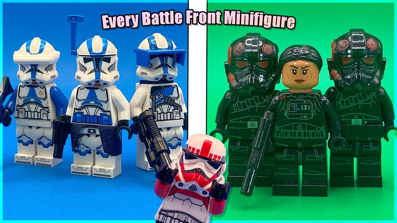 Every Lego Star Wars Battle Front Minifigure EVER MADE!! - YouTube