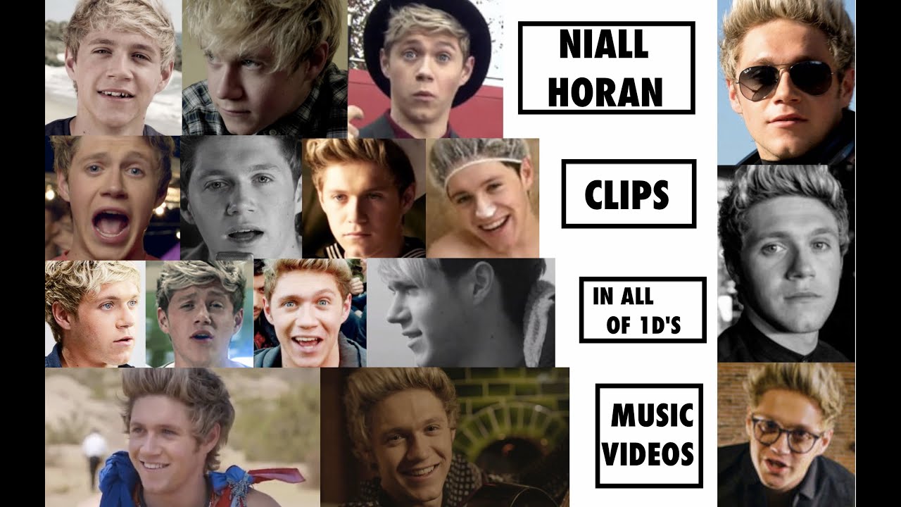 Niall Horan Clips in All of 1D's Music Videos - YouTube