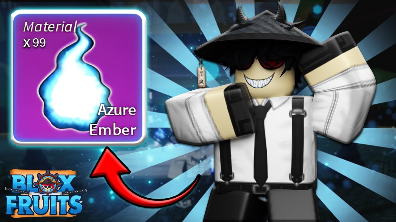 COMO CONSEGUIR AZURE EMBER INFINITO EN BLOX FRUITS - YouTube