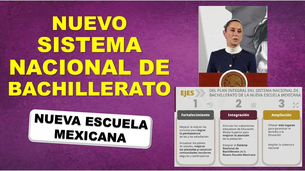 Presentación del Plan Integral del Sistema Nacional de Bachillerato de ...