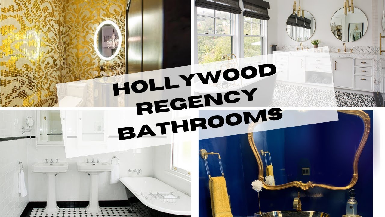 Glam Hollywood Regency Bathrooms Home Decor Inspiration | And Then ...
