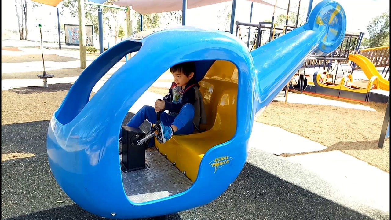 Airplane Airport themed kids playground outdoor play Acacia Ridge ...