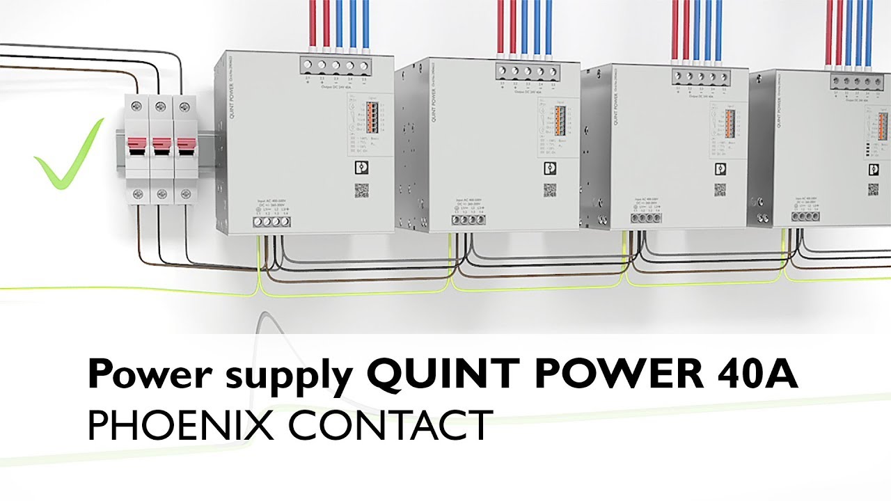Power supply QUINT POWER with 40 A - YouTube