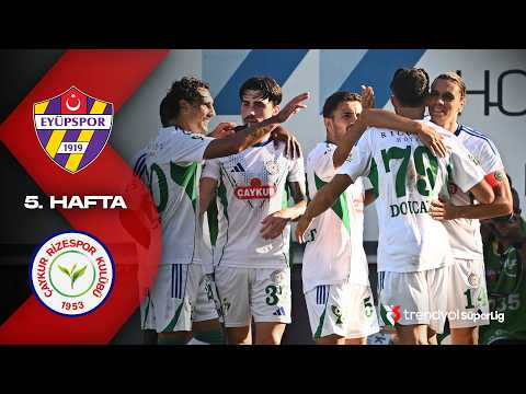 Eyüpspor - Çaykur Rizespor - Highlights/Özet | Trendyol Süper Lig - 2026/27