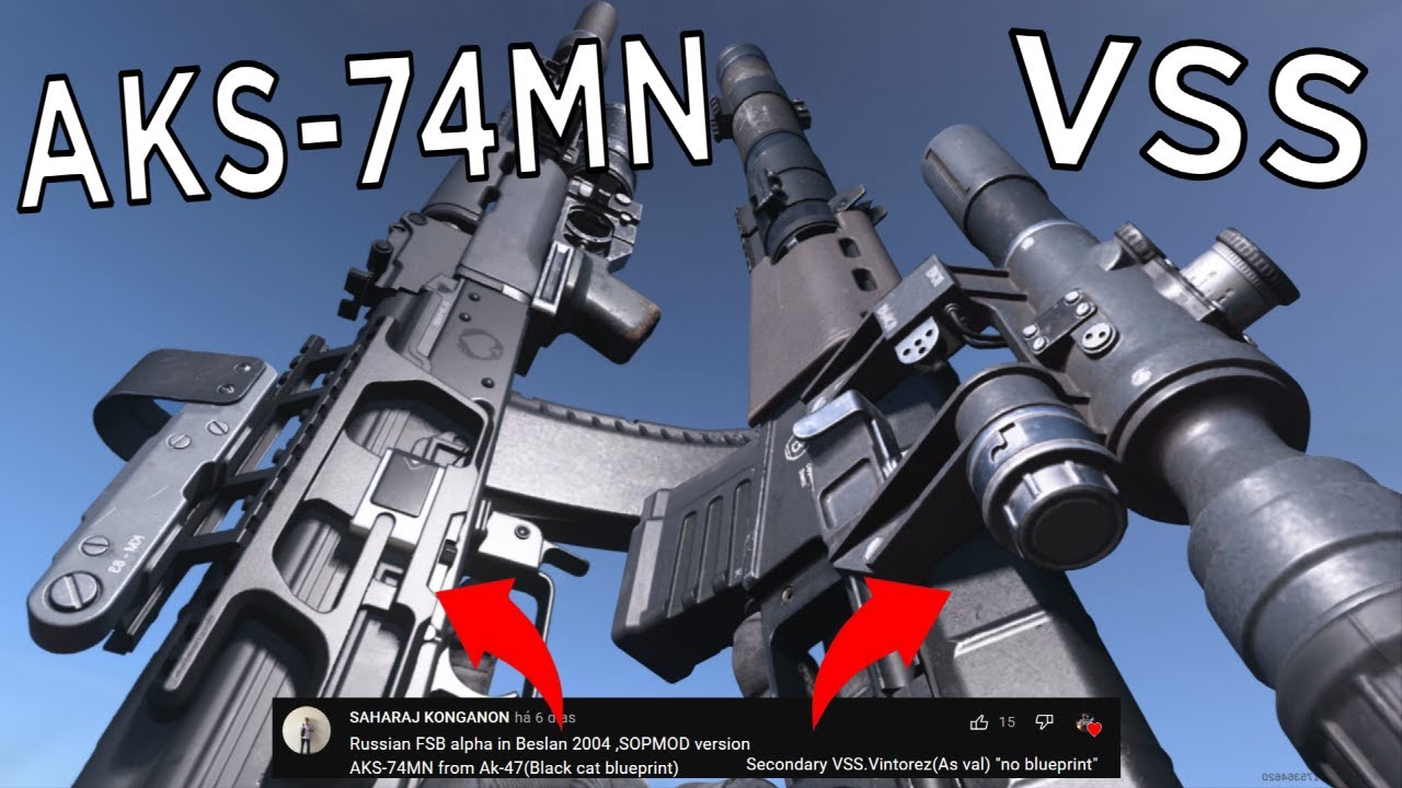AKS-74MN (AK-47) & VSS Vintorez (AS VAL) Gameplay | Call of Duty Modern ...