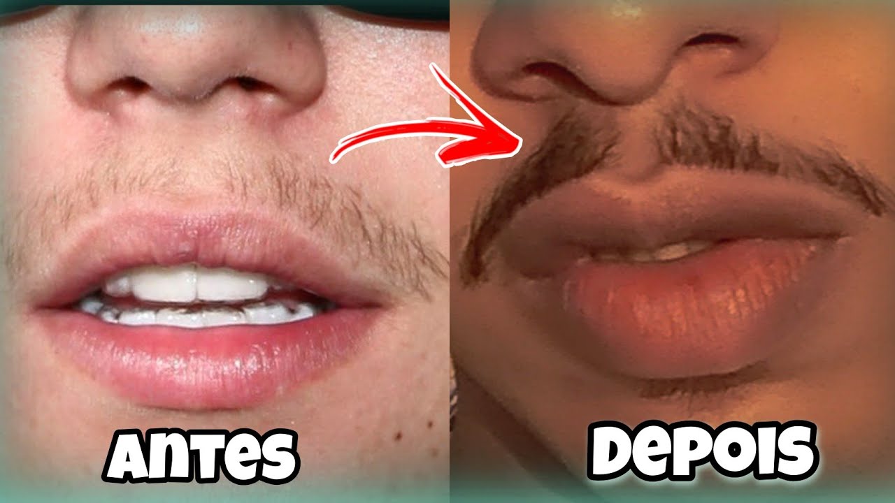 COMO PREENCHER BIGODE FALHADO RÁPIDO E FÁCIL - YouTube