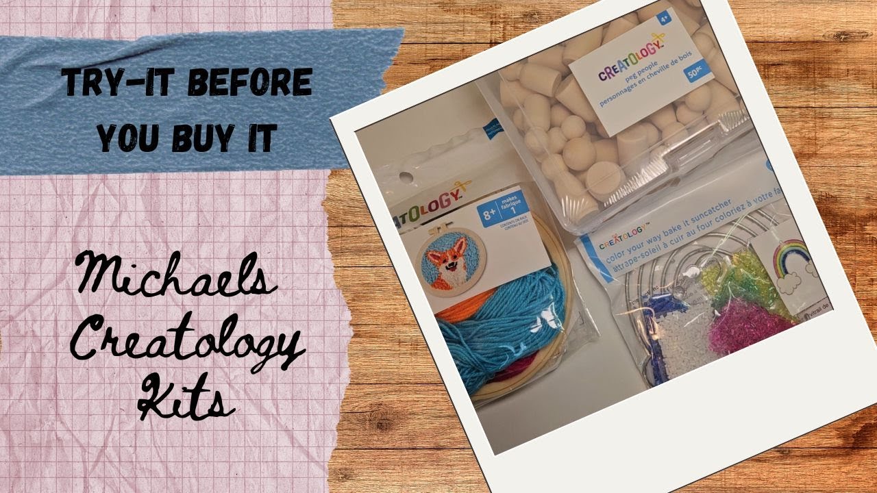 Michaels Creatology Kits: Try-It Before You Buy-It and Review - YouTube