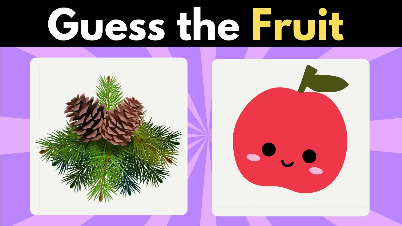 Guess the Fruit by Emoji 🍉🍎Quiz - YouTube