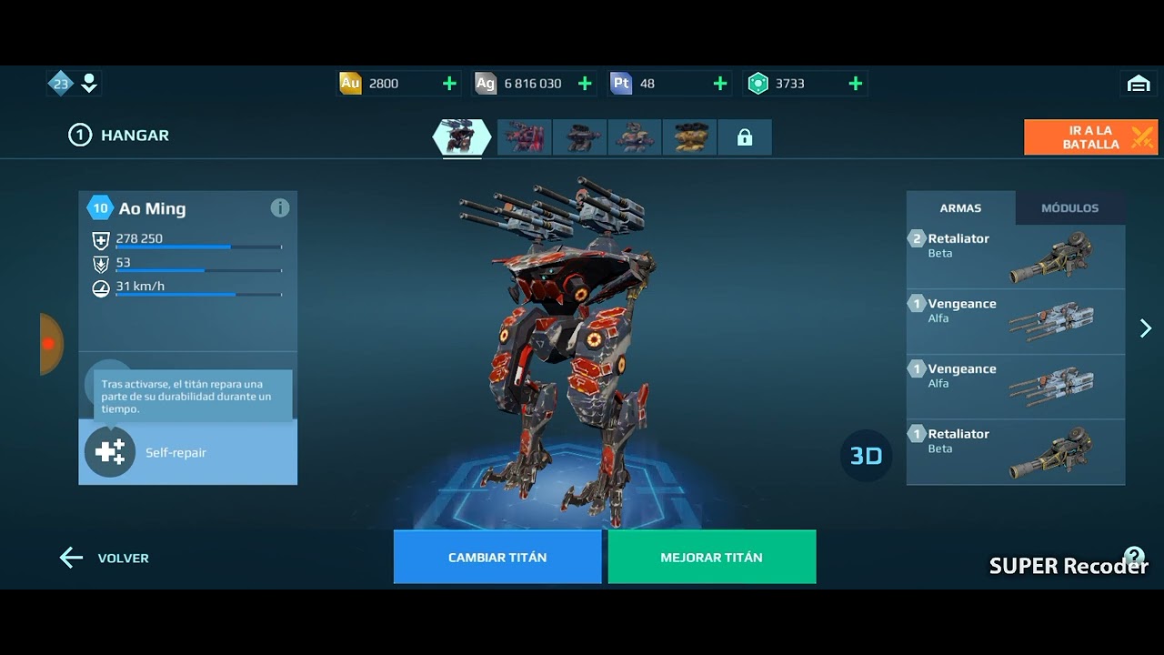 ¿Que tan bueno es el Titan Ao ming? War robots - YouTube