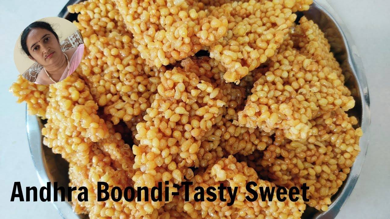 కరకర లాడే బూందీ మిఠాయి|Boondi Mithai|Boondi Bellam chakki| - YouTube