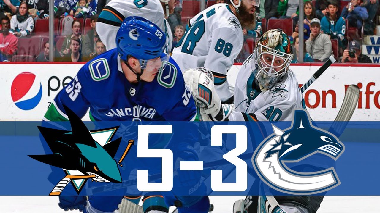 Canucks vs Sharks | Highlights | Mar. 17, 2018 [HD] - YouTube
