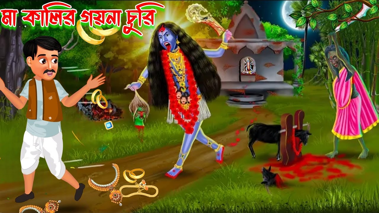 মা কালির গয়না চুরি | Maa Kali Cartoon | Mahakali | Krishna | Bangla ...