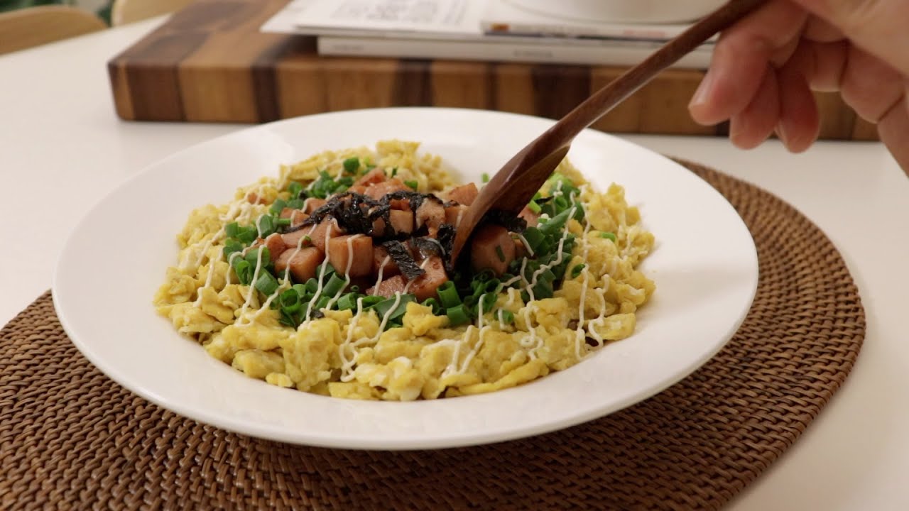 SUB) 완벽한 스팸마요 만들기 + 소스 ASMR Spam Mayo Rice - YouTube