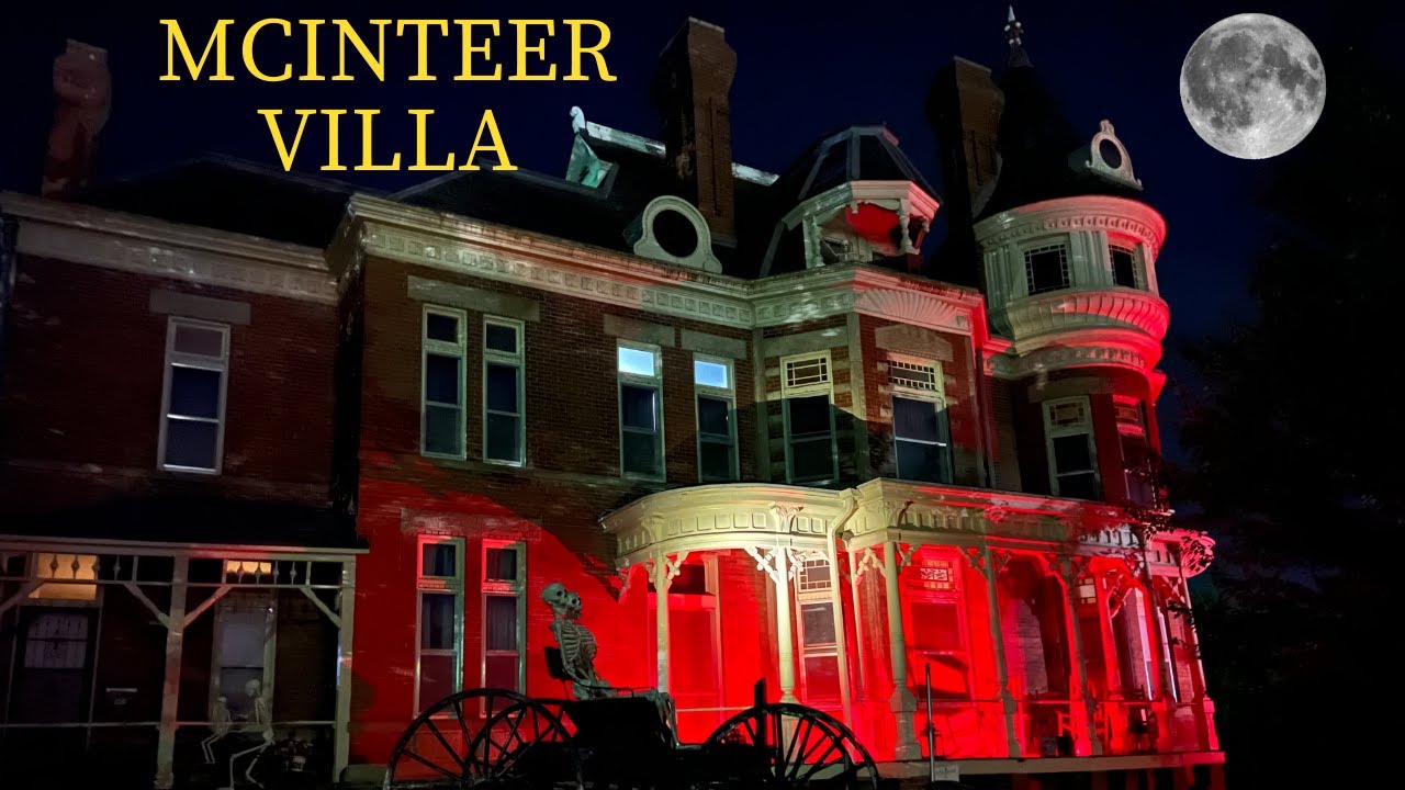 The 1889 McInteer Villa-OVERNIGHT in a HAUNTED MANSION in Atchison ...