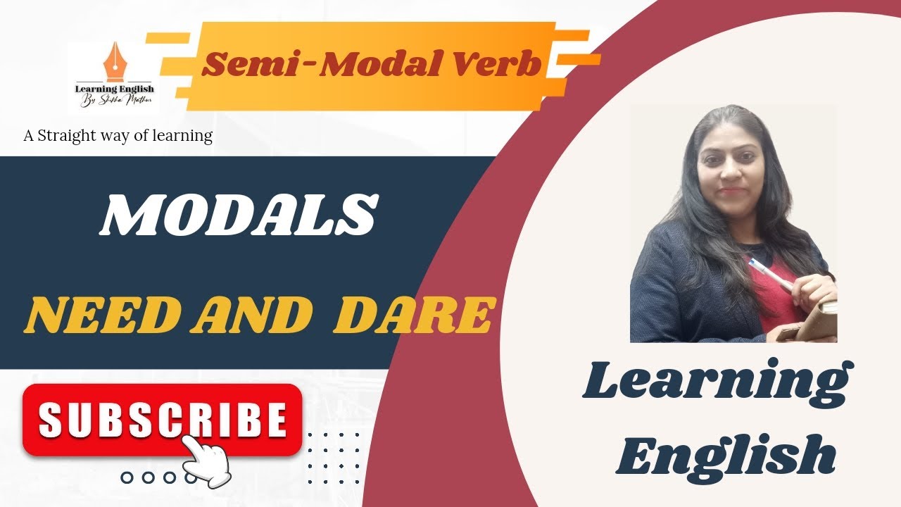 Modals With Examples | Semi-modal Verb | Learning English | Shikha ...