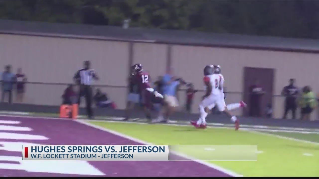 Jefferson comes back to beat Hughes Springs - YouTube