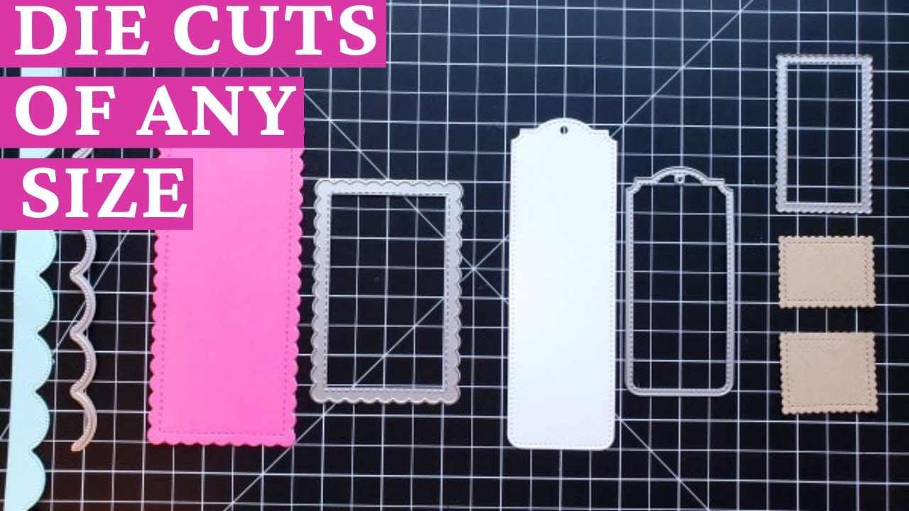 Make Any Size Die Cut With This Card Making Hack! - YouTube