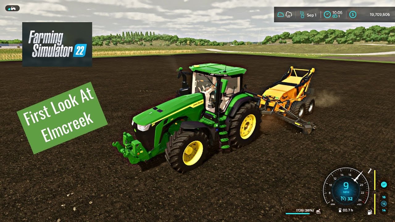 FS22 Elmcreek Stone Picking, And Planting - YouTube