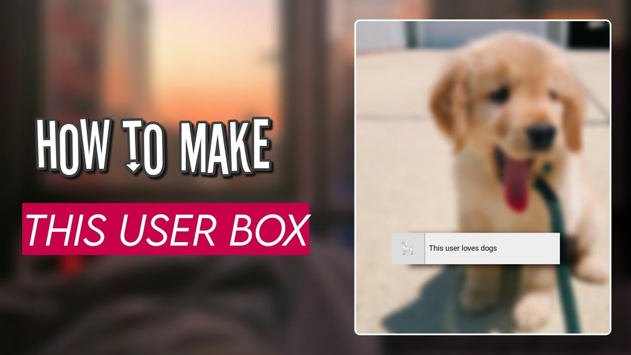 How to make this user box ️ #userbox#thisuserbox#tutorial - YouTube