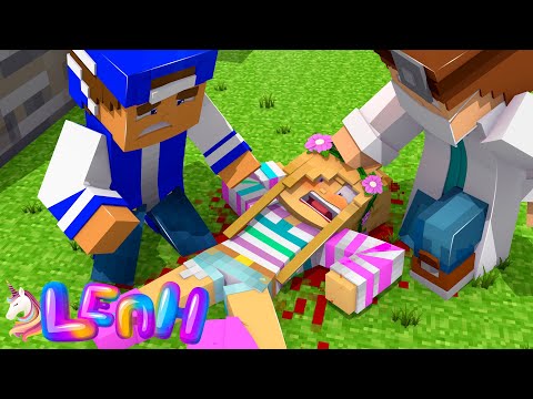 Little Leah's ACCIDENT BREAKS HER BACK... Minecraft