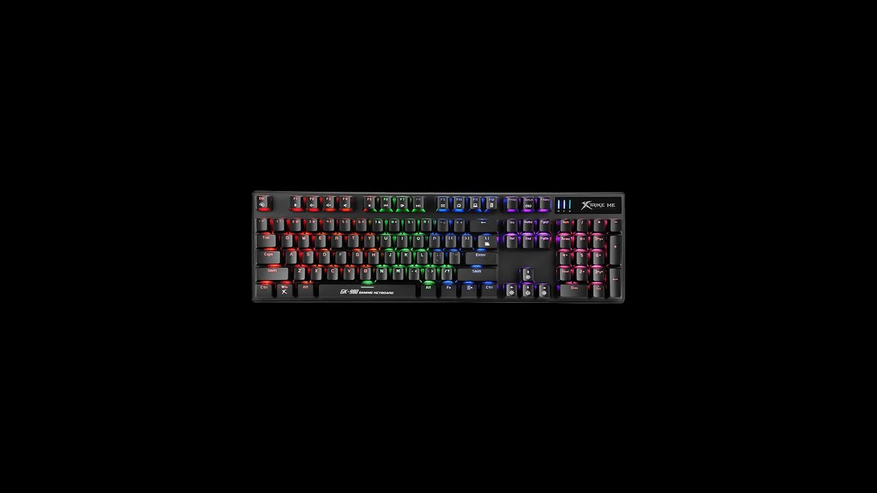 XTRIKE ME GK-980 MECHANICAL KEYBOARD - YouTube