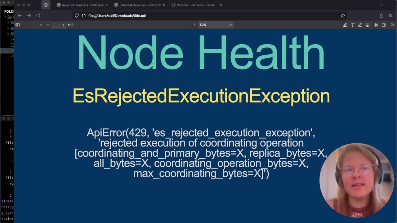 Index Pressure Rejections | Elasticsearch on Elastic Cloud | Support Troubleshooting - YouTube