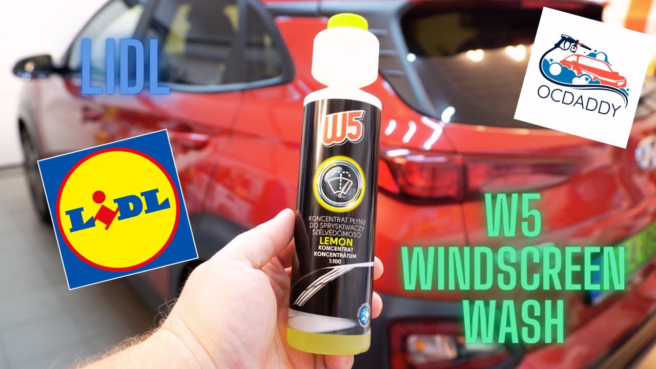 Lidl W5 windscreen wash concentrate test - YouTube