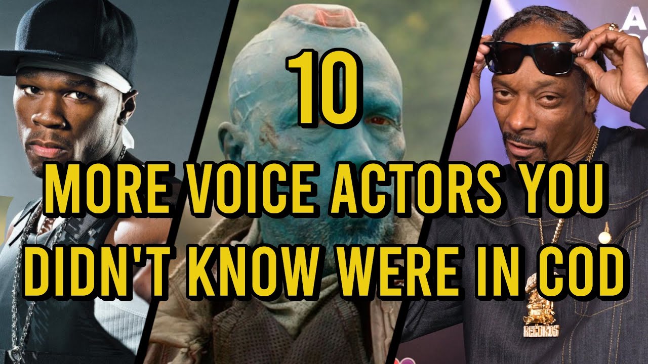 10 More Voice Actors You Didn't Know Were in Call of Duty - YouTube