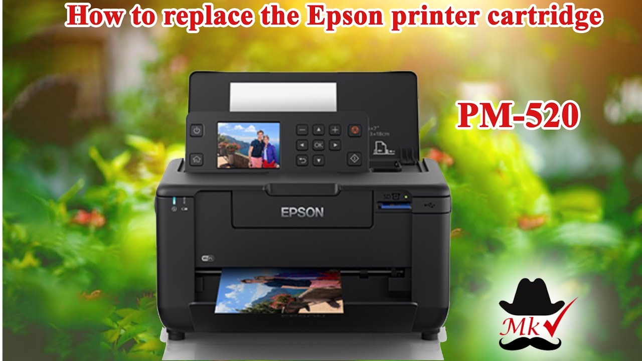 How to replace printer Epson pm 520 cartridge easily - YouTube