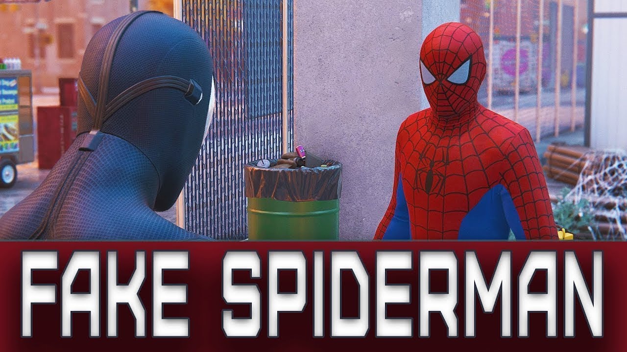 SPIDER-MAN MEETS THE FAKE SPIDER-MAN (SIDE MISSION) - YouTube
