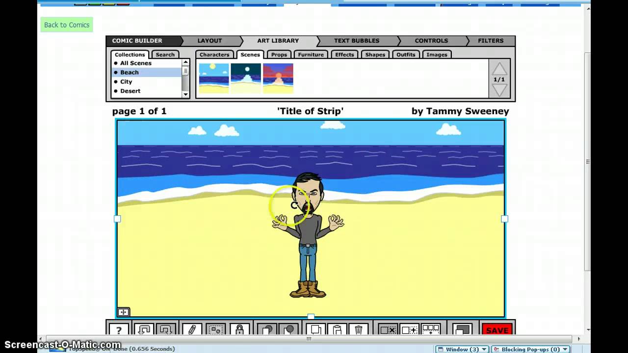 Bitstrips tutorial - YouTube