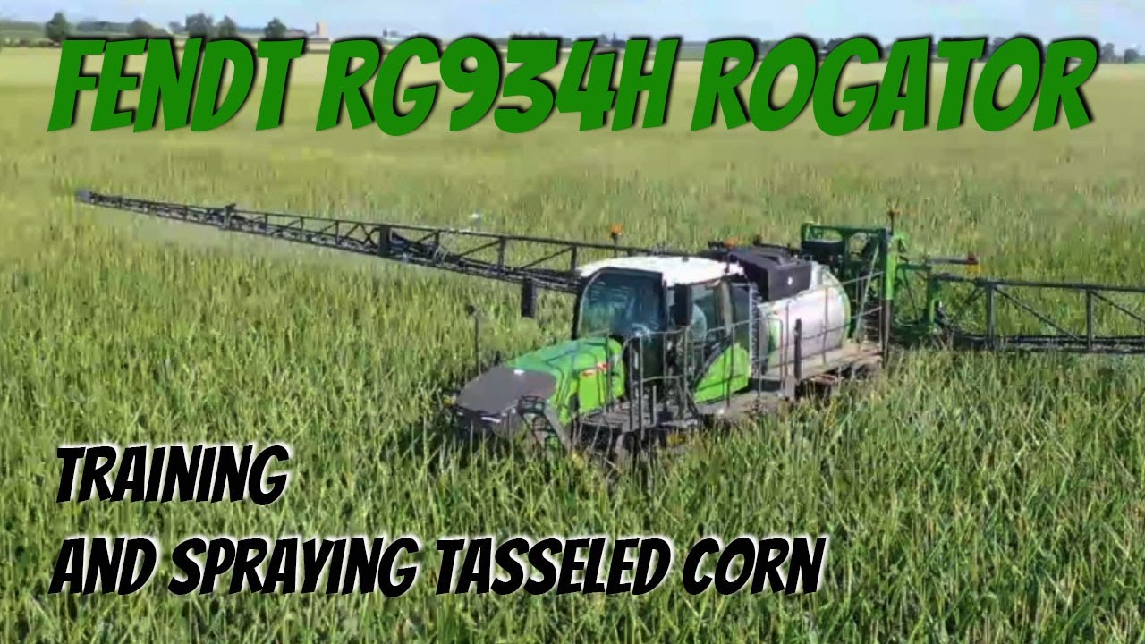 High Clearance Rogator training and Demo - YouTube