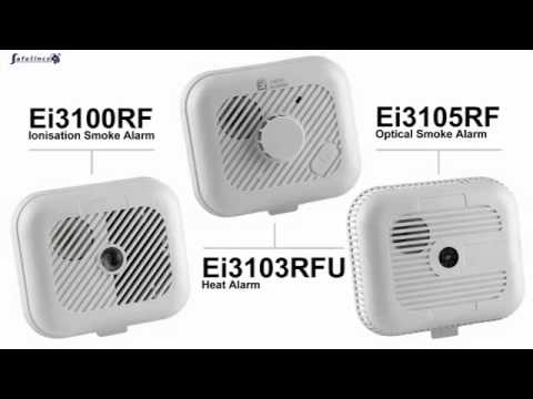 Radio-Interlinked Battery Powered Smoke and Head Alarms - Features and ...