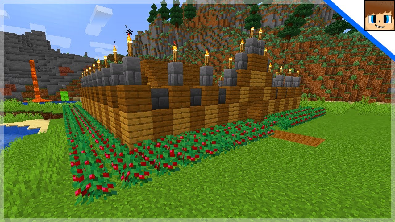 Minecraft - How To Build A Secure Base - YouTube