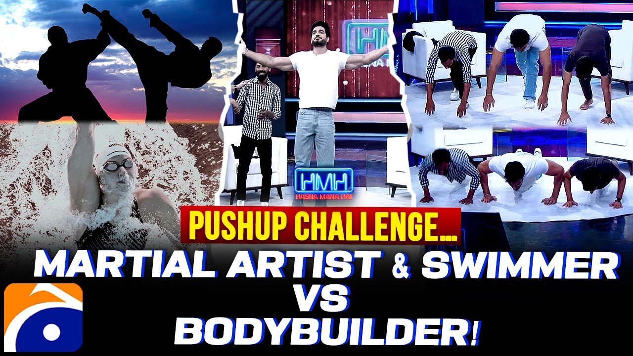 Push-up Challenge - Martial Artist & Swimmer vs Bodybuilder - Omer ...