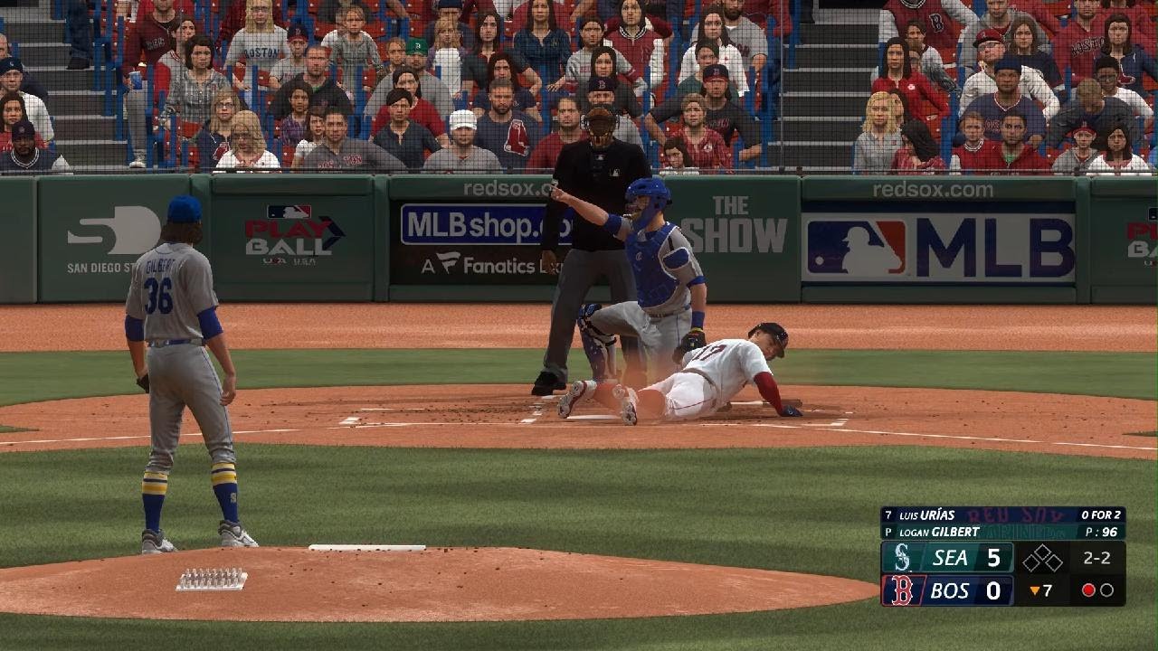 MLB The Show 23 worst strikeout call by the ump ever? Lol - YouTube