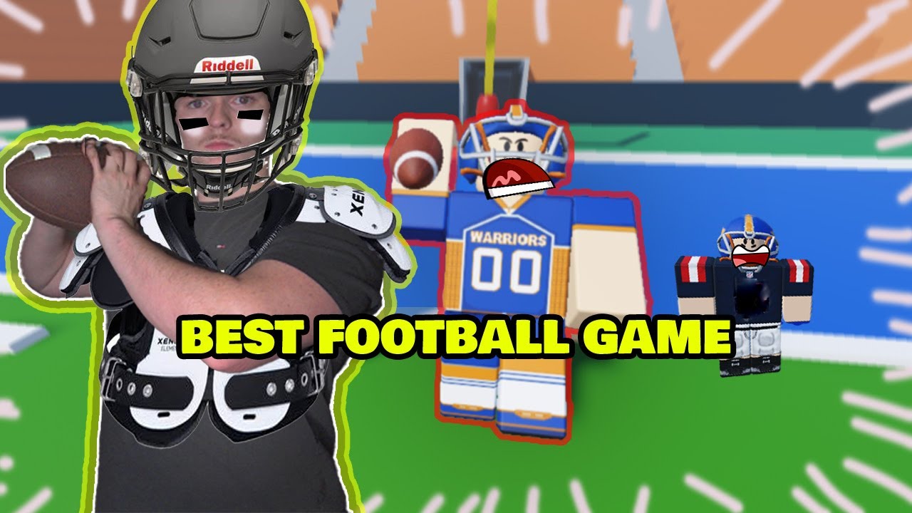 Playing The Best Football Game On ROBLOX - YouTube