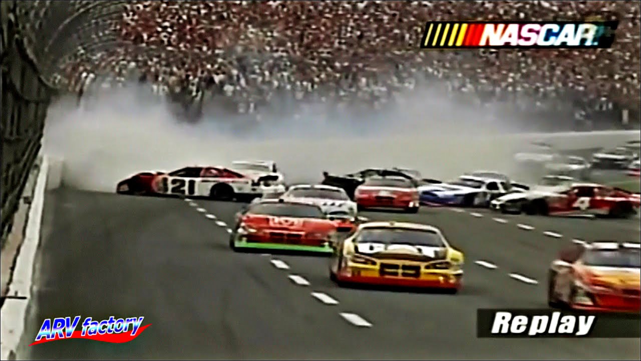 Huge Start Crash 2004 NASCAR Nextel Open Seg1 - YouTube